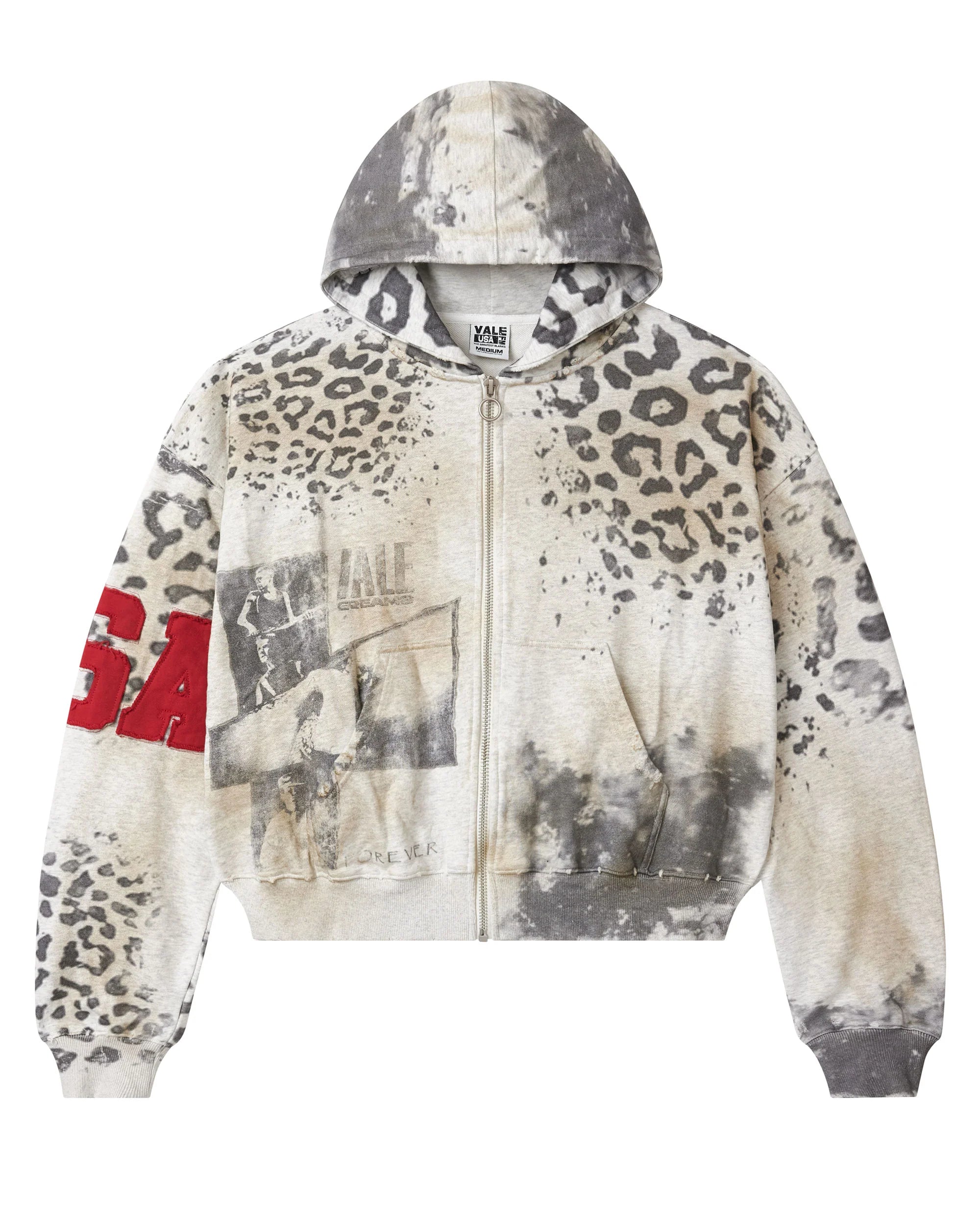 Vale "Cheetah" Zip Up Hoodie