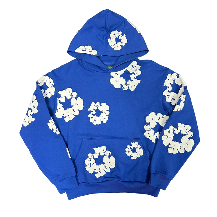 Denim Tears Royal Blue Hoodie Stealthny