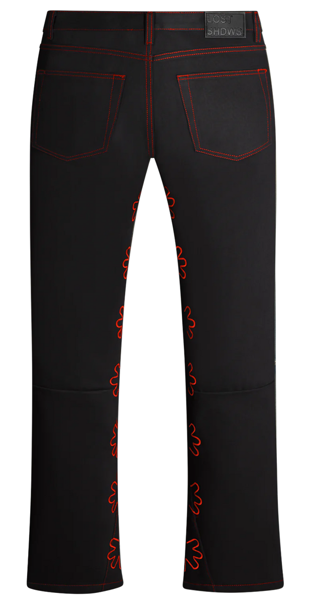 Lost SHDWS Black/Red Outline Denim – StealthNY