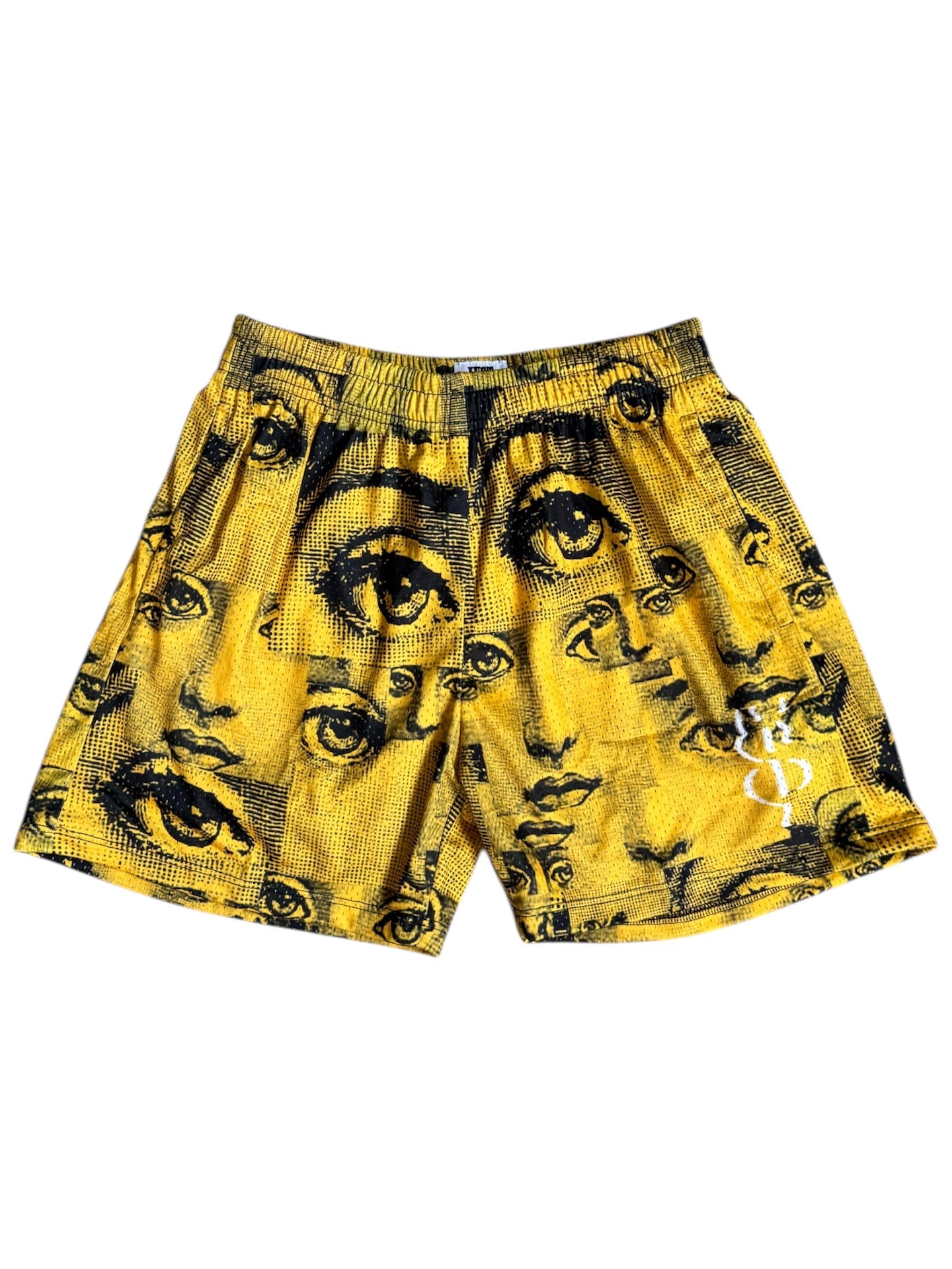 Just Pierre "Yellow" Mesh Shorts