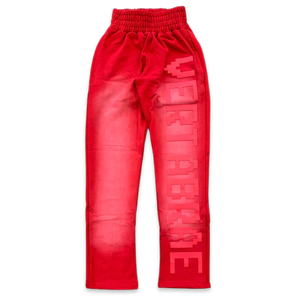 Vertabrae Red/Red Sweat Pants – StealthNY