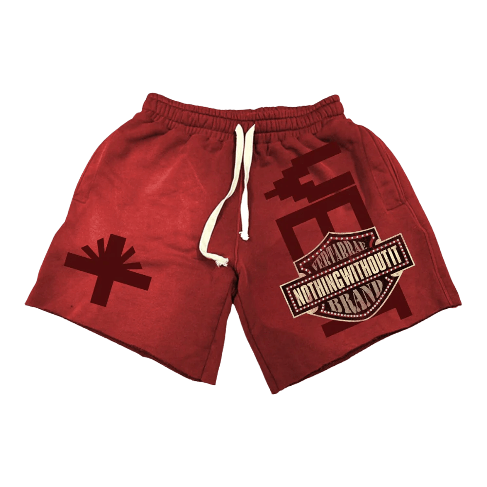 Vertabrae Harley Shorts RED